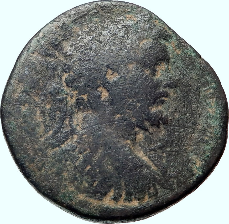 SEPTIMIUS SEVERUS Authentic Ancient Rome Sestertius Roman Coin JUPITER ...