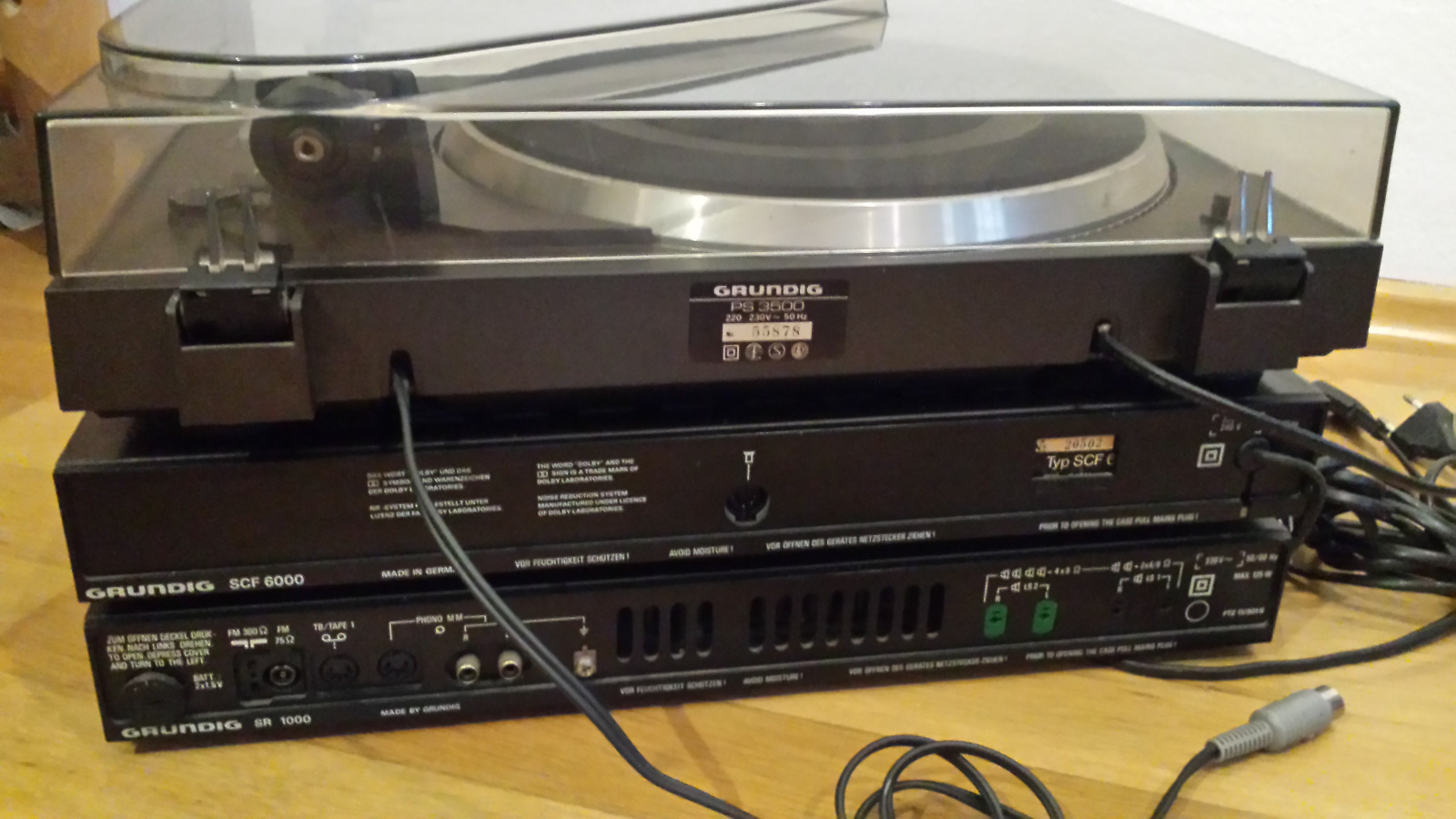 Grundig PS 3500 SCF 6000 SR 1000 Slim Line Vintage Stereo | eBay.de