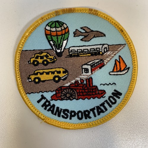 Girl Scout Transportation Badge Embroidered Patch - 1990s | eBay