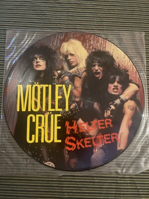 motley crue helter skelter vinyl original 1st 1984 press picture disc ...