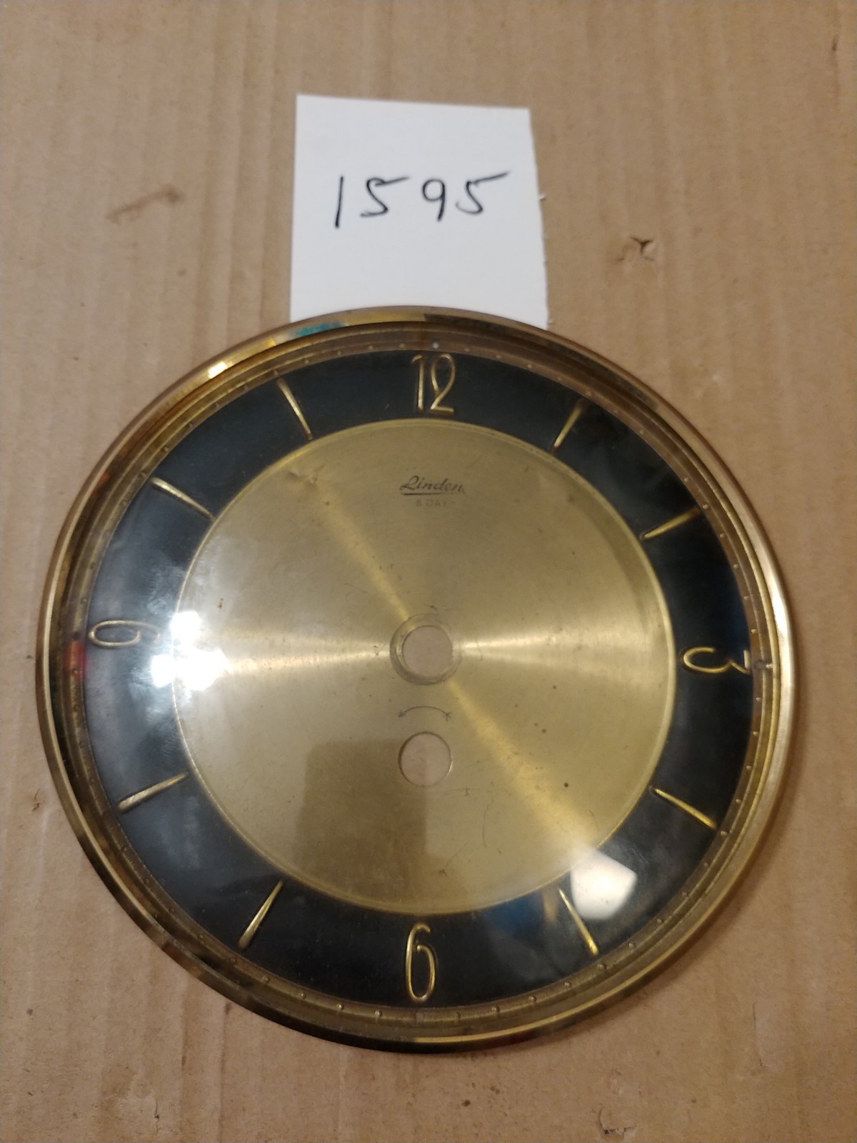 LINDEN 8 DAY ART DECO MANTLE CLOCK DIAL & BEZEL & GLASS | eBay