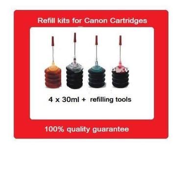 Refill kits for Canon PG-510 (PG510) & CL-511 (CL511) ink cartridges ...