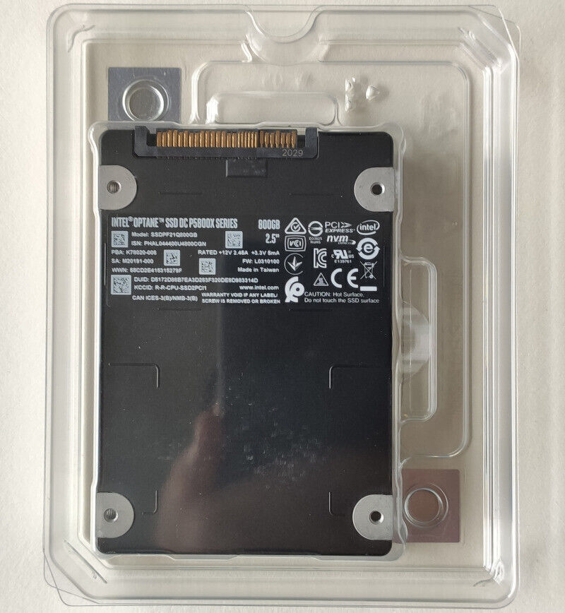 Intel 1.6TB P5800X U.2 SSD SERIES Optane NVME/PCIE SSDPF21Q016TB01 | eBay