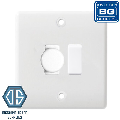 BG White Dimmer and Rocker Switch Combo 2 Way Switch Trailing LED ...