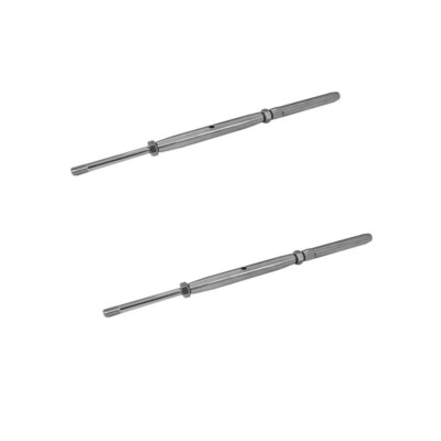 Stainless Steel T316 5/16" Threaded Rod Swage Stud For 1/4" Cable ...
