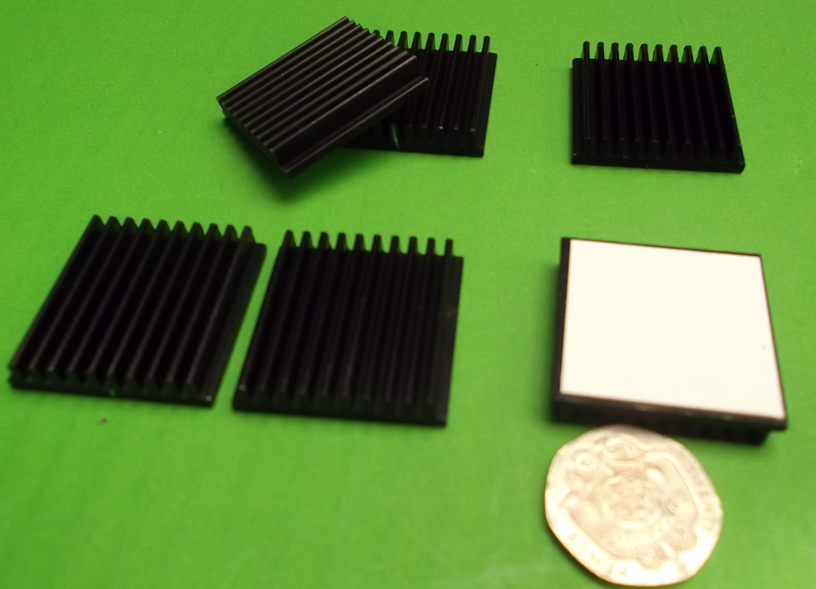 Heatsink CPU Games IC Heatsinks Video 6mm x 30mm Square SET Adhesive x ...