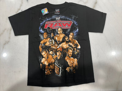 WWE Raw T-shirt Youth Size XL. John Cena, Bautista, Shawn Michaels ...