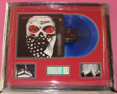 Autographed Eric Church Signed Caught In The Act Live Custom FRAMED JSA ...