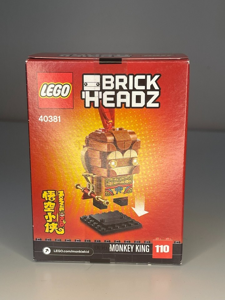 2020 LEGO Monkie Kid Monkey King Brickheadz #40381 175 pcs Buildable ...