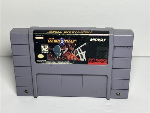 NBA Hang Time for Super Nintendo SNES Authentic Game Loose Cartridge ...