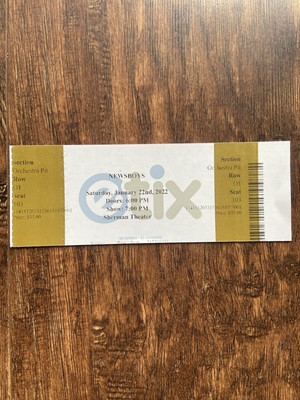 Newsboys 2022 Concert Full Ticket Stub ~ First Row Ticket | eBay