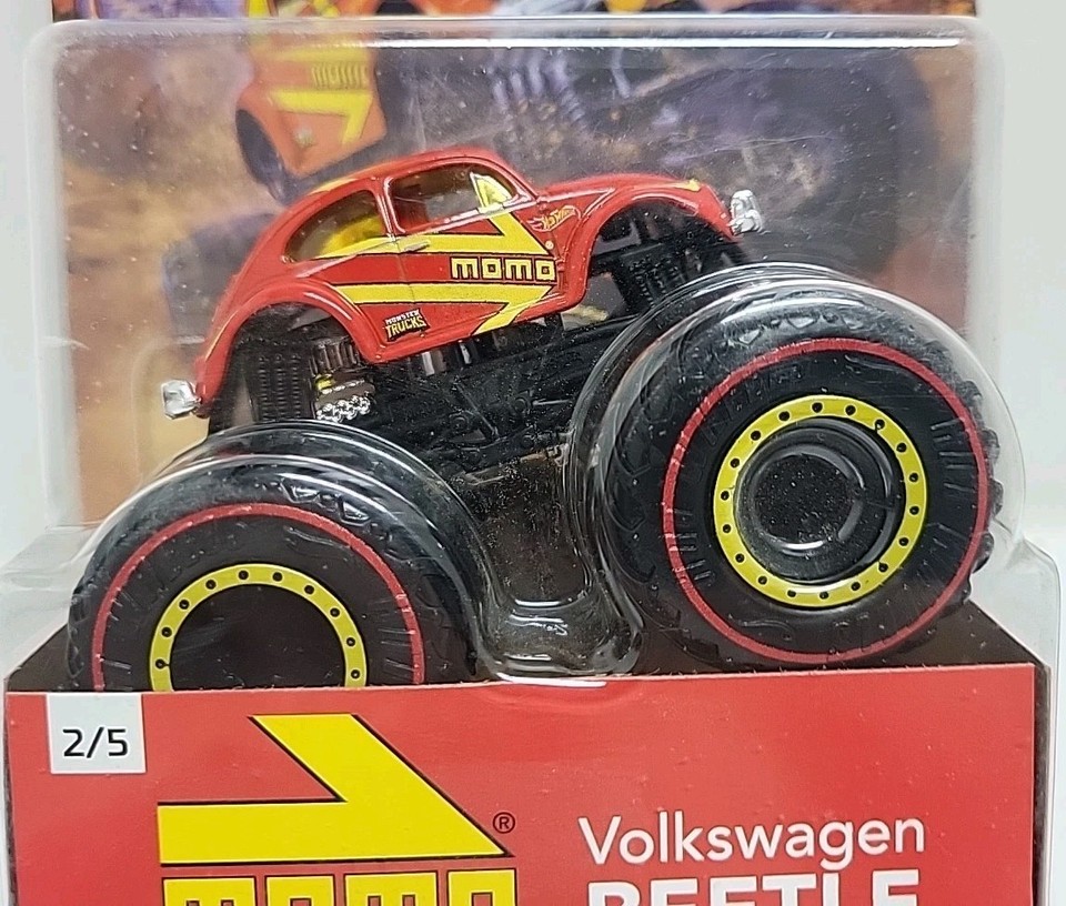 Hot Wheels Monster Trucks Momo Volkswagen Beetle O'Reillys Auto Parts 2 ...