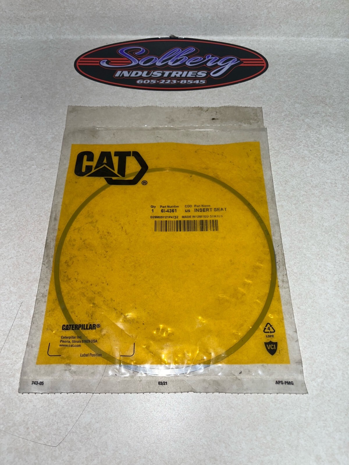 6I-4361 genuine CAT Insert Liner | eBay