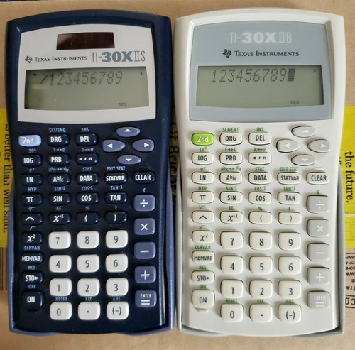 Texas Instruments TI-30X IIB & TI-30XB Calculators | eBay