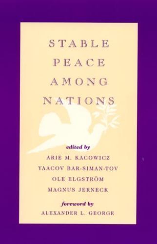 Stable Peace among Nations by Rikard Bengtsson (2000, Hardcover) for ...