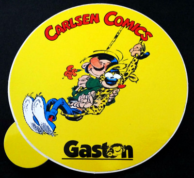 Promotional Stickers Gaston With Marsupilami Carlsen Comics Franqin ...