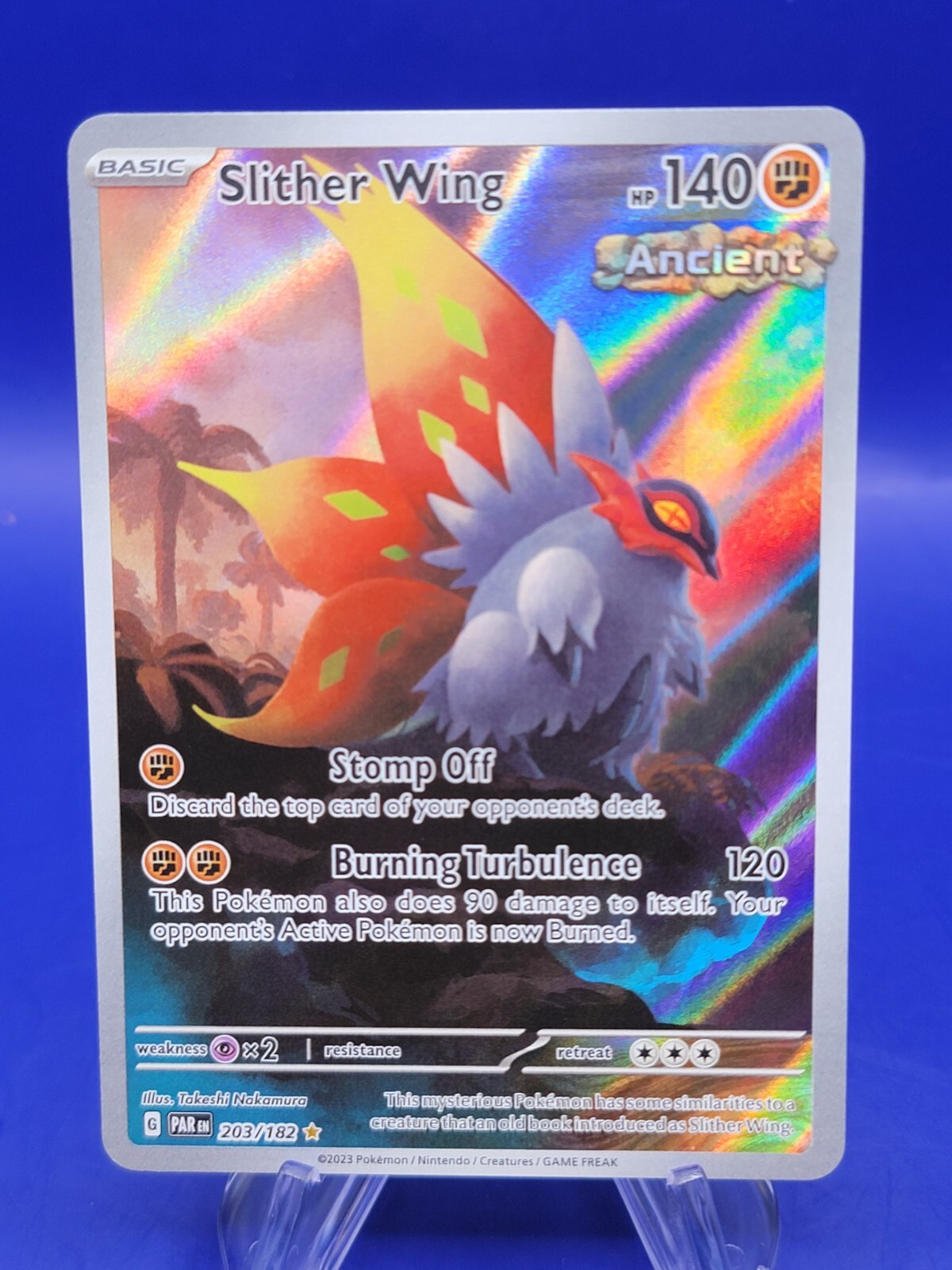 Pokémon TCG Slither Wing Paradox Rift 203/182 Holo Illustration Rare | eBay