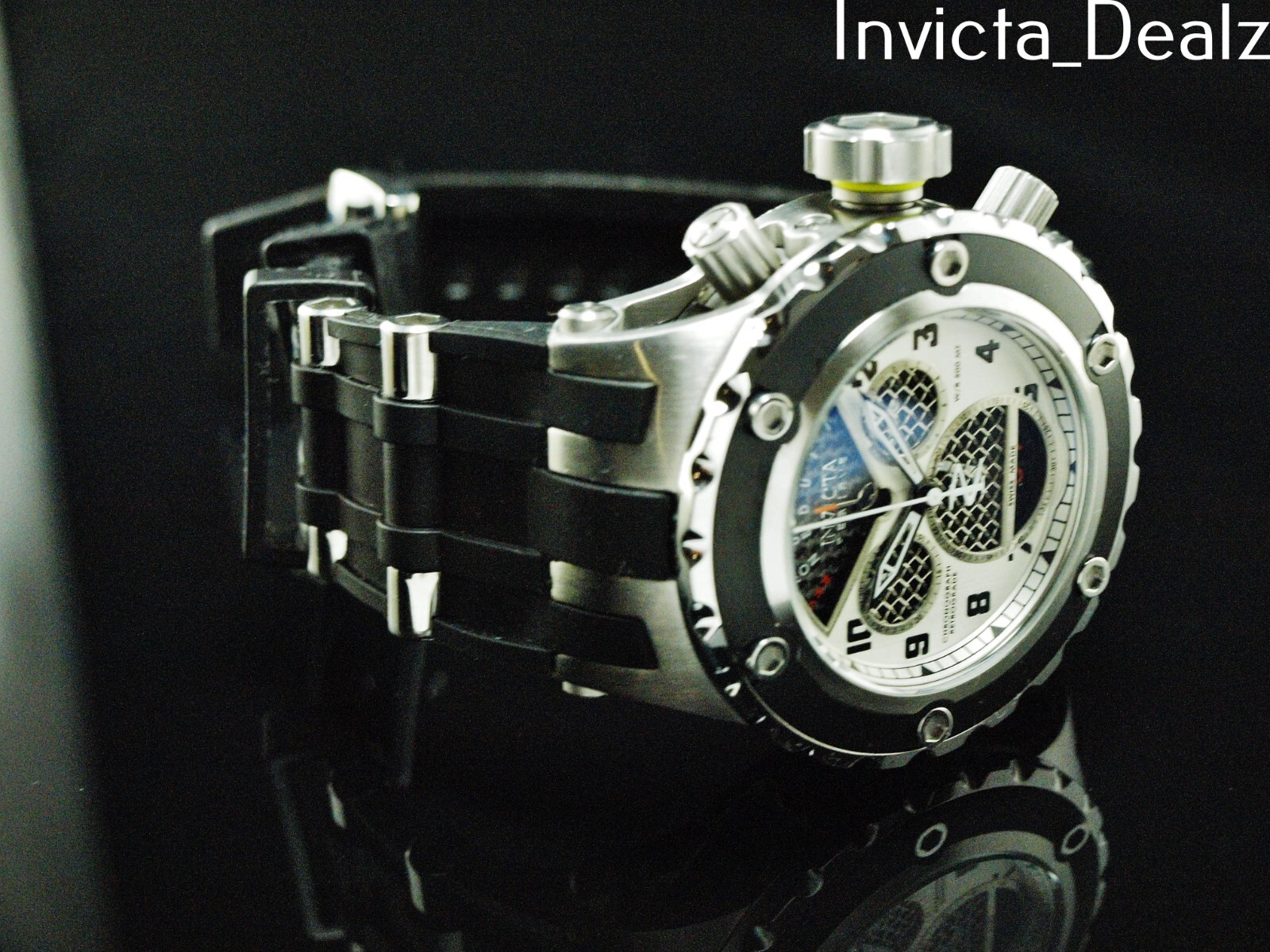 Very RARE Invicta Men's 51mm Subaqua Swiss Made 5040.N Chrono Bracelet ...