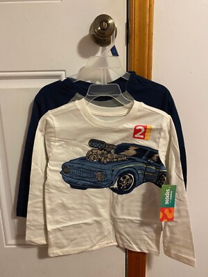 BRAND NEW BOYS SIZE 5 365 KIDS FROM GARANIMALS 2 PACK LONG SLEEVE TEES ...