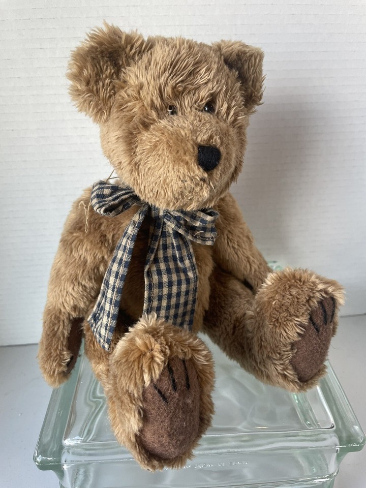 Boyds Bear JB Bean & Associates Mumbly B Bean Brown 1988-2002 Blue ...