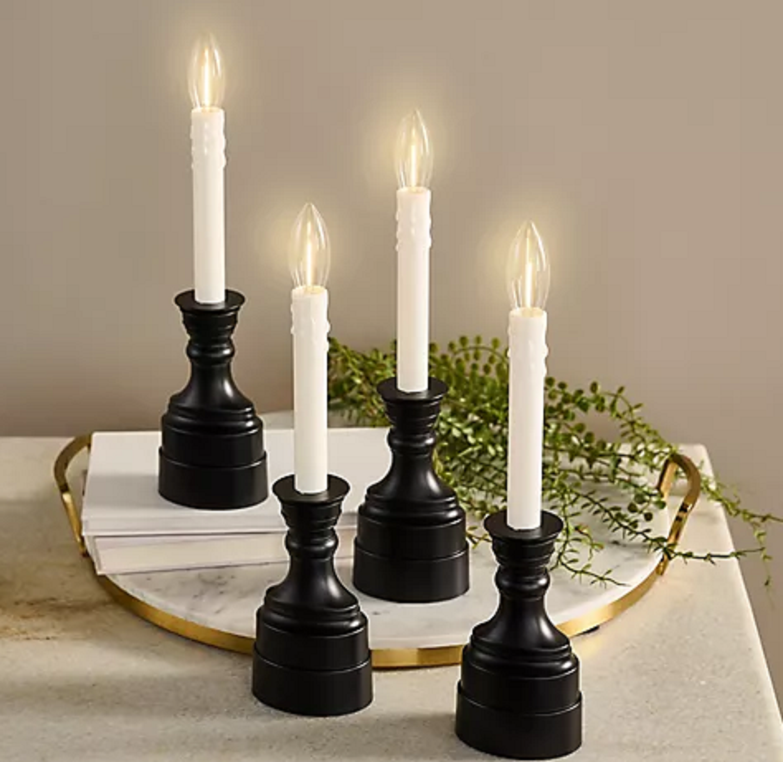 Bethlehem Lights (4) Premium Cordless Window Candles H463790 Matte ...