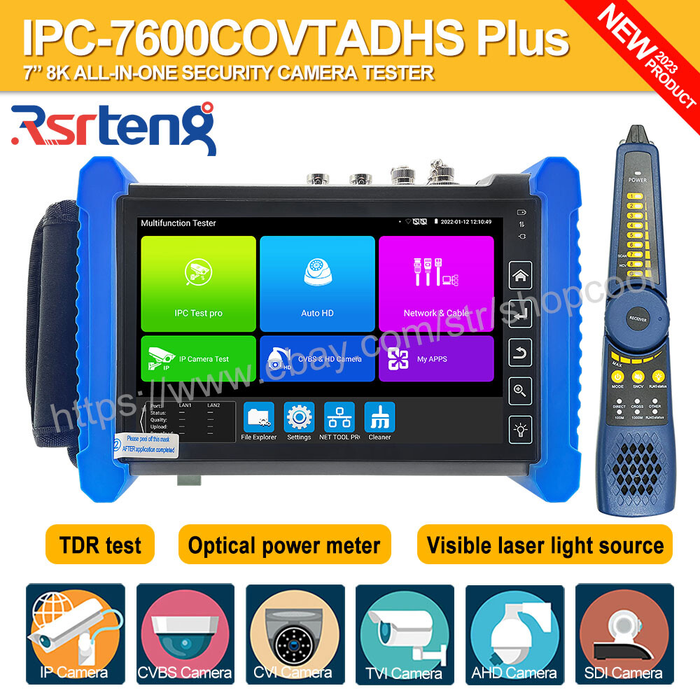 Rsrteng AHD CVI TVI SDI VGA HDMI TDR OPM VLS IPC-7600COVTADHS Plus CCTV ...
