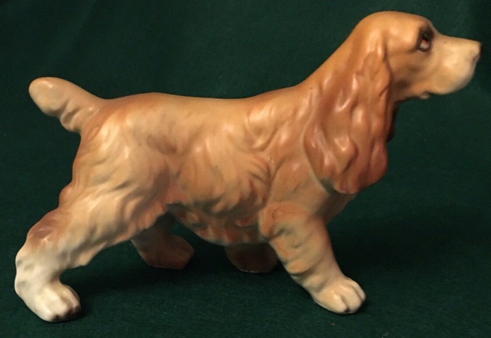 Beautiful Rare Vintage Collectible Bobtail Cocker Spaniel Ceramic ...