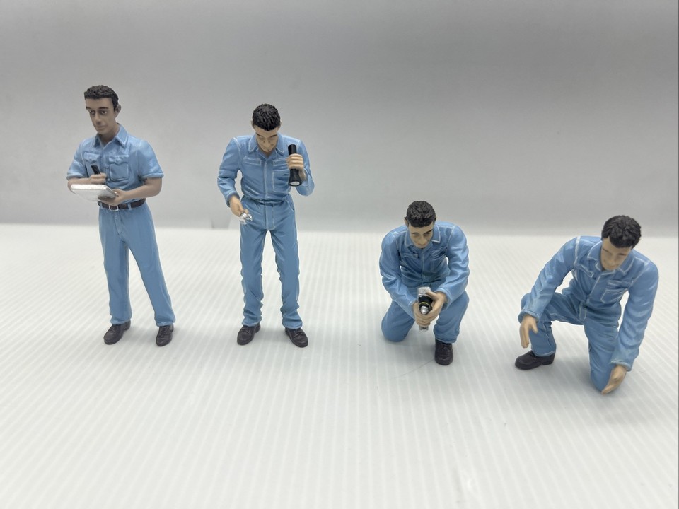 1/18 TSM True Scale Mechanic Figure Set Of 4 jm TSM14AC04 READ ME | eBay