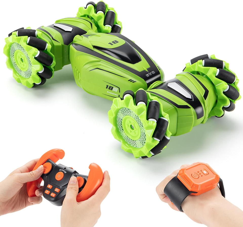 Stunt Twist Car, 2.4Ghz Remote Control & Watch Control Car with 360 ...