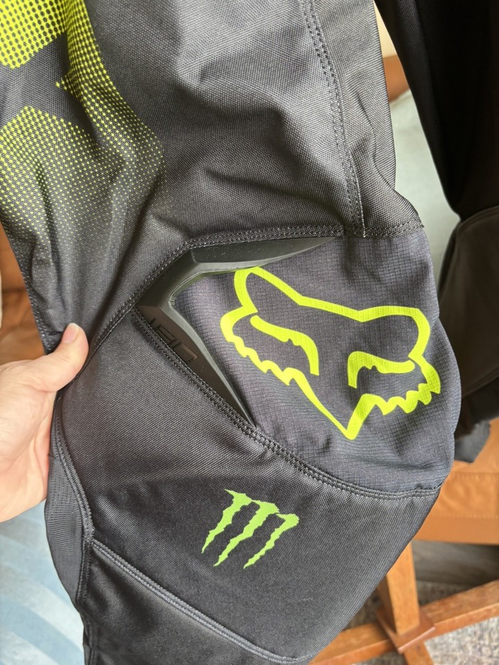 FOX RACING - 180 Monster Pants Monster ENERGY LOGO Mens Riding Pant ...