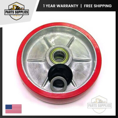 Pallet Jack Steer Wheel Assy for Boman 60 Ultra-Poly Aluminum BO 60101 ...