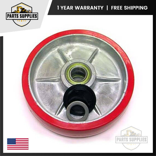 Pallet Jack Steer Wheel Assy for Boman 60 Ultra-Poly Aluminum BO 60101 ...