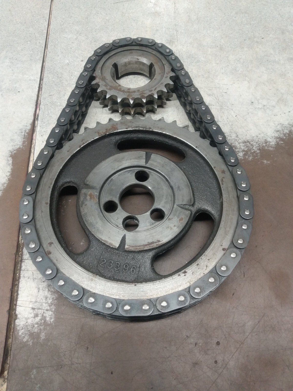 HD Double Roller Timing Set Chevy SBC 5.7L 350 400 327 305 283 383 262 ...