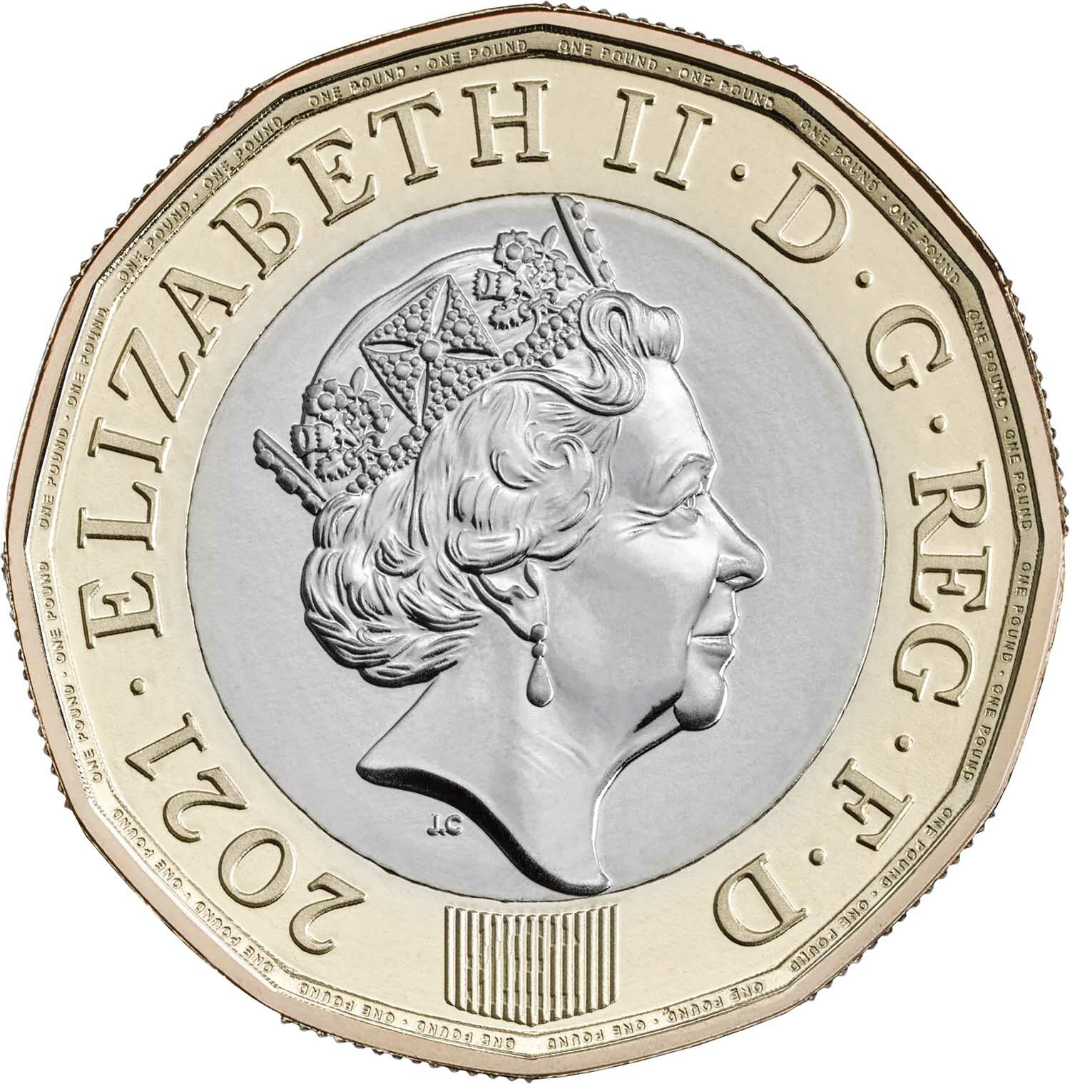 2017 - 2025 £1 One Pound Coin, New Bees coin Royal Mint Brilliant ...
