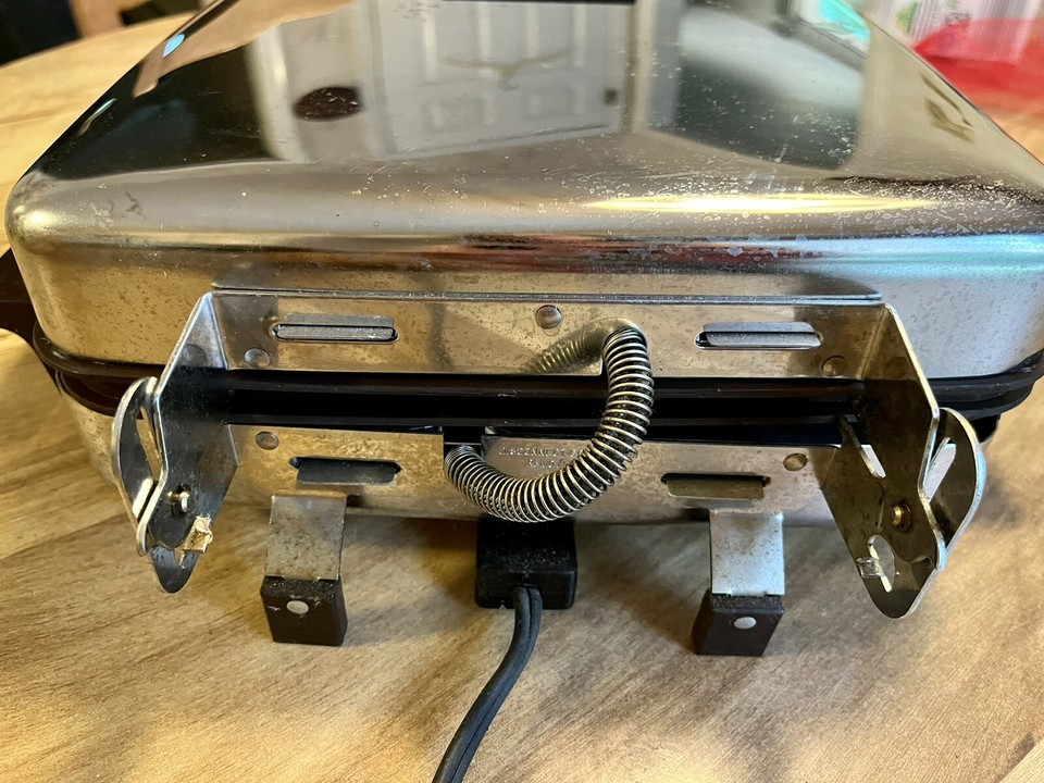 Vntg Toastmaster Waffle Maker Sandwich Grill Removable Reverse Grids ...
