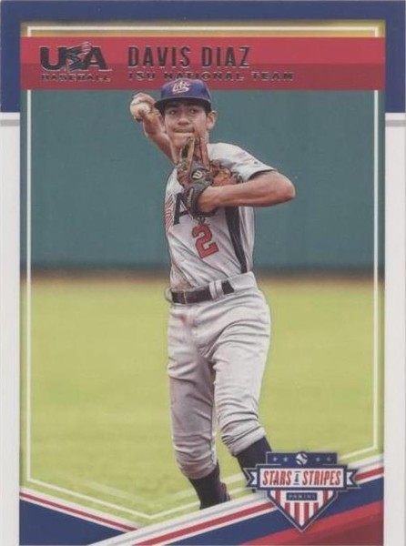 2018 Panini USA Baseball Stars & Stripes - #52 Davis Diaz (RC) for sale ...