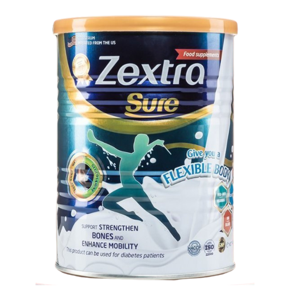 1 Can Zextra Sure Milk Powder Knee Back Pain Strengthen Bones 400g Fast ...