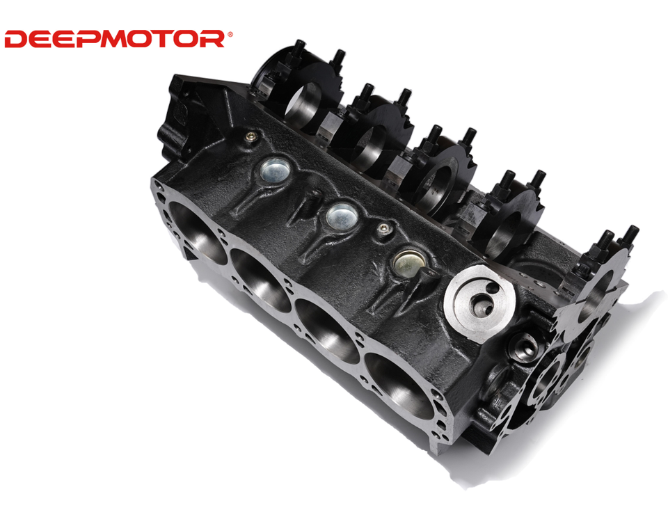 Billet Iron Engine Block for ford 351W Windsor B-4.125 M-351C DH-9.500 ...
