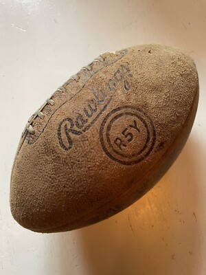 Rawlings R5Y Leather Youth Football | eBay