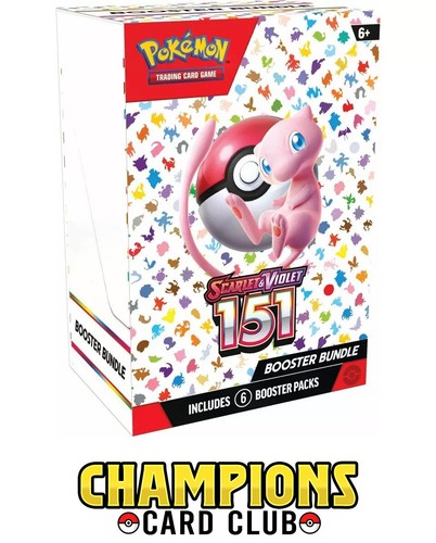 Pokemon 151 English Booster Bundle New Sealed | eBay