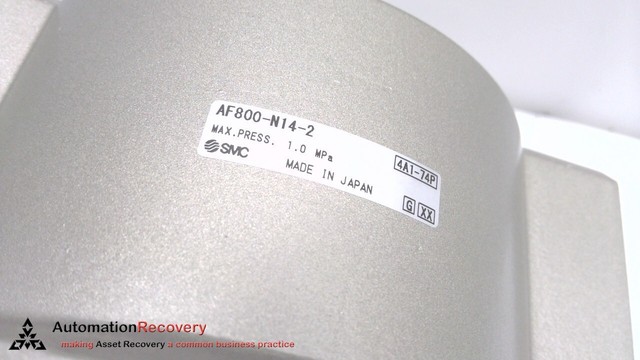 SMC AF800-N14-2 LARGE FLOW AIR FILITER 1 1/2" BODY & PORT/METAL BOWL ...