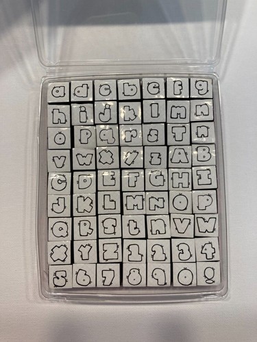 Close to my Heart (CTMH) Alphabet & Numbers Tiny Foam Stamp Set ...