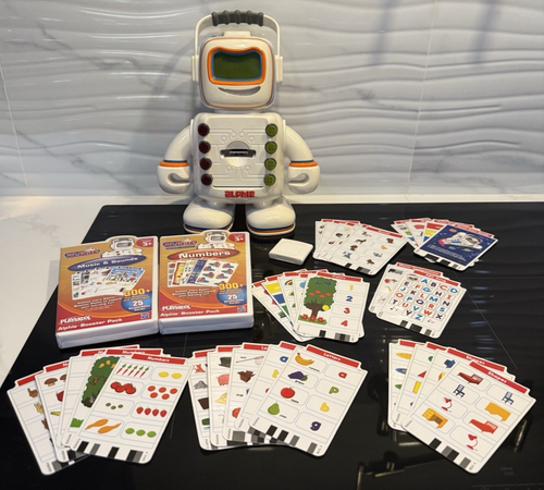 2009 Playskool Alphie With Original Cartridge &30 Cards & 2 Booster ...