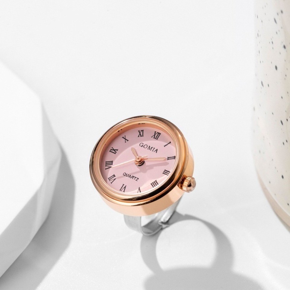 Round Finger Ring Watch Couple Watches Finger Clock Ring Quartz Watches ...