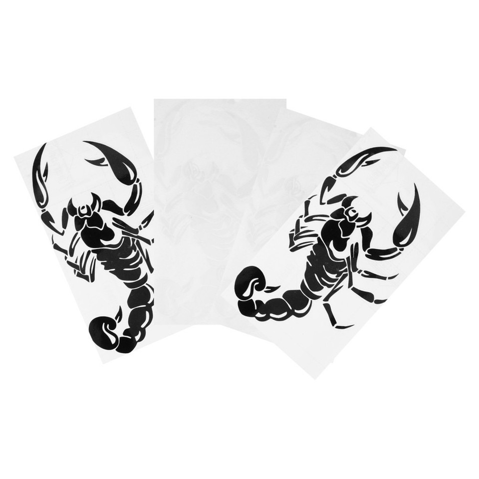 4pcs Scorpion Pattern Car Decal Auto Sticker Chic Car Sticker Car ...
