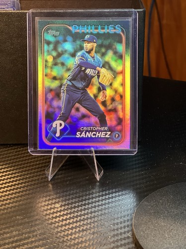 Cristopher Sanchez 2024 Topps Update Series #US32 Rainbow Foil Phillies ...