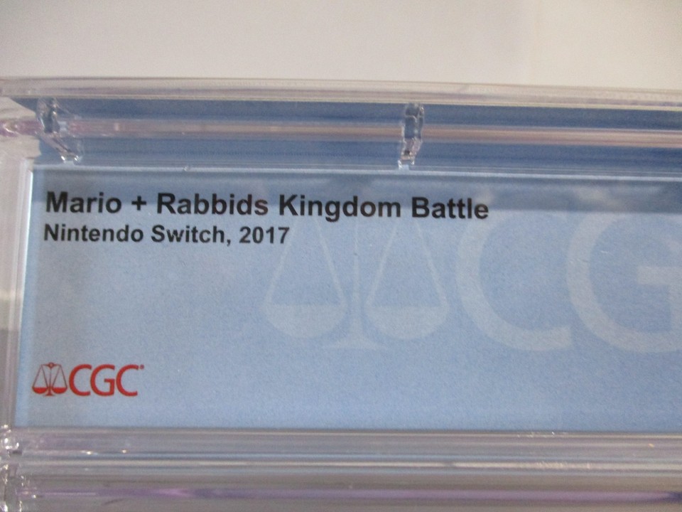 Mario + Rabbids Kingdom Battle Nintendo Switch, New / Sealed GRADED CGC ...