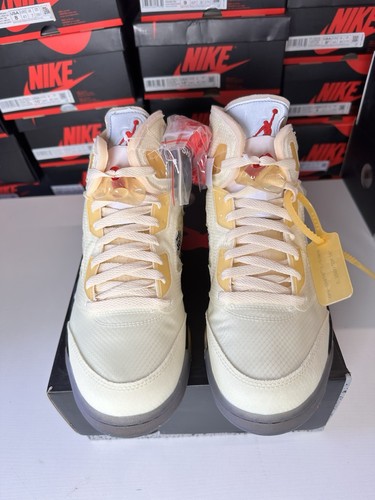 Brand New Air Jordan 5 Retro Off-White Sail Size 12 | eBay