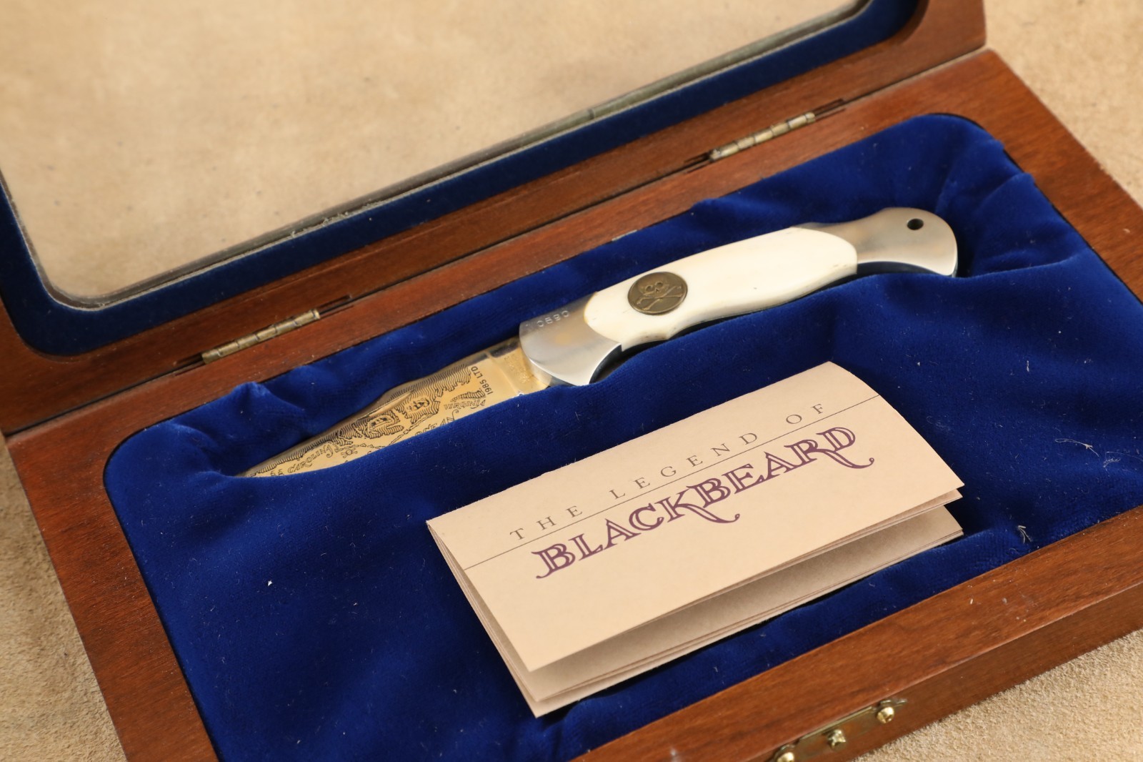 Cased Boker Tree Brand "Legend of BlackBeard" Pocket Knife, Sollingen ...