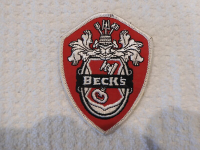 Vintage Beck’s Beer Logo Patch Advertising Brewery Distributor | eBay